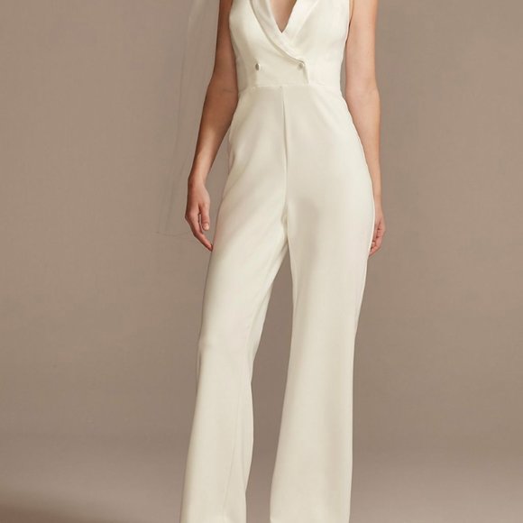 David's Bridal | Pants & Jumpsuits | Davids Bridal Tuxedo Inspired ...
